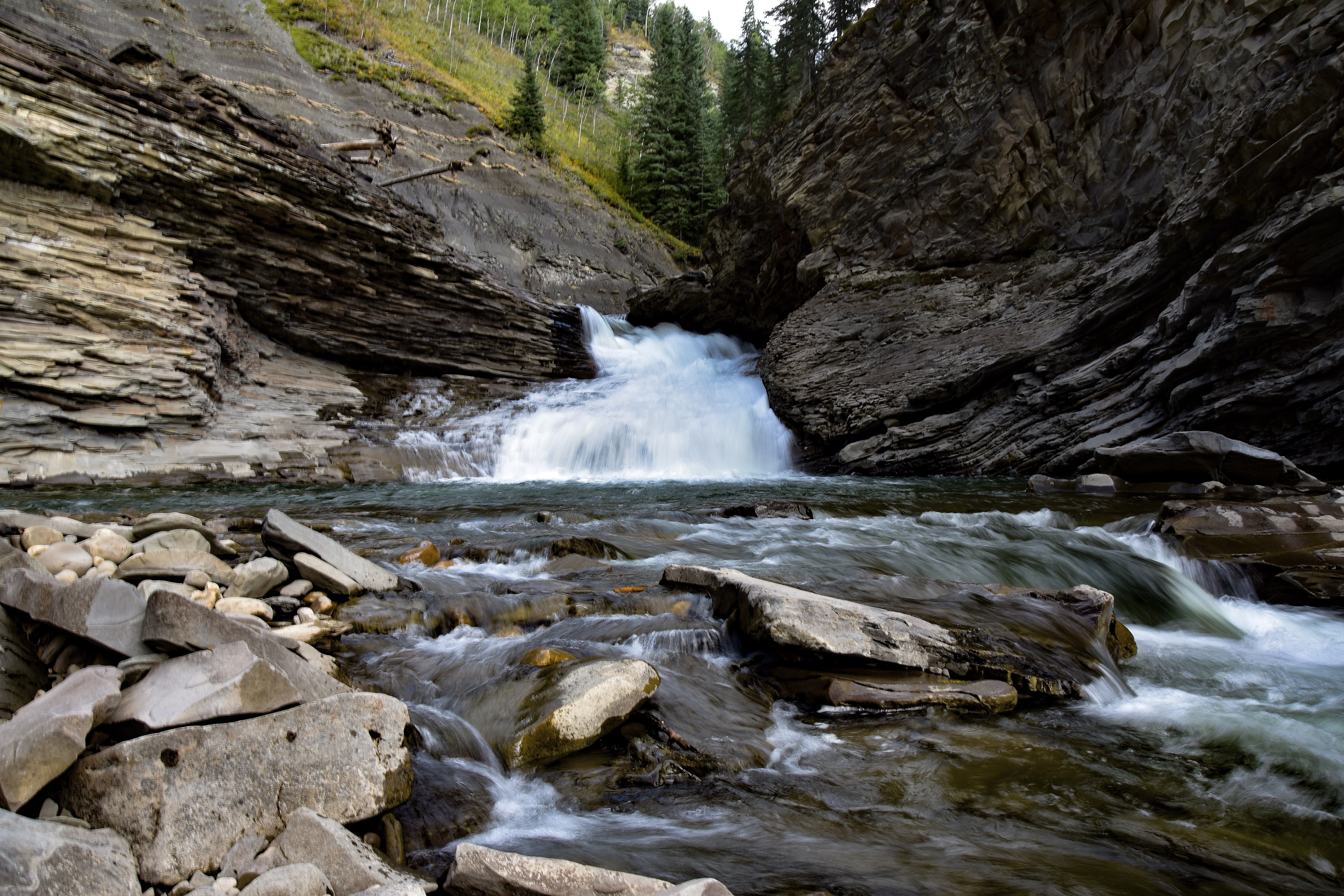 Hike to Muskeg Falls in Grande Cache, Greenview No. 16, Alberta