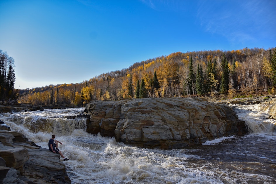 Hike to the Cutbank Twin Falls, Greenview No. 16, Alberta