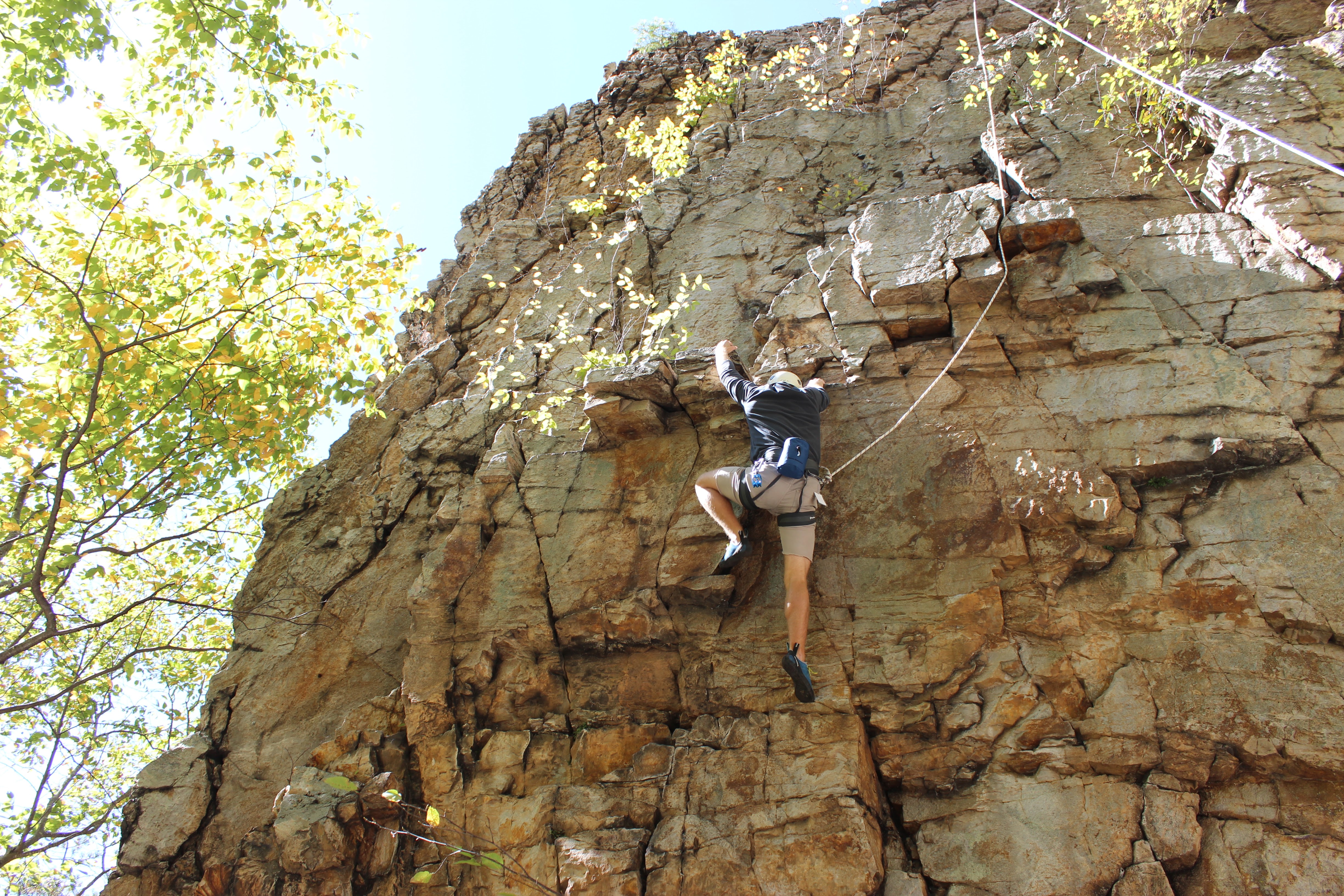 Climb Seneca Rocks, Seneca Rocks, West Virginia