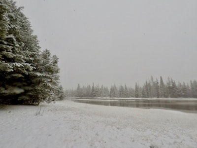 Snow Camp at Bull Run Lake, Lake Alpine sno-park