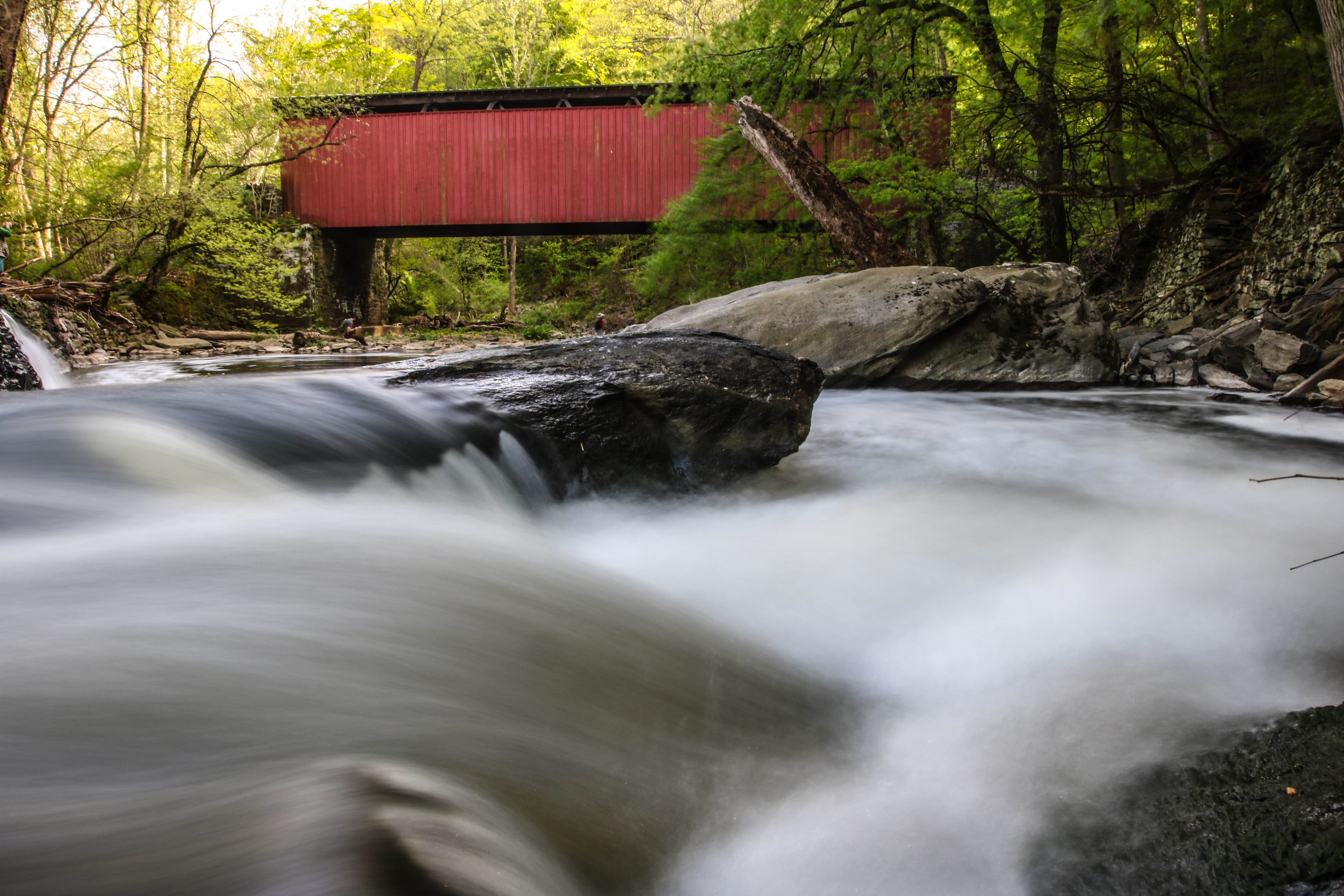 Hike to the Thomas Mill Covered Bridge, Philadelphia, Pennsylvania